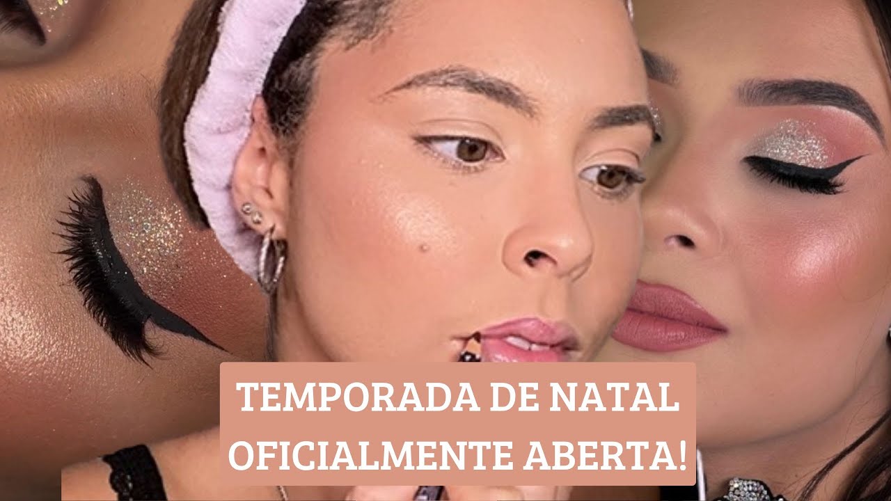 TUTORIAL: MAQUIAGEM SUPER FÁCIL PARA O NATAL - YouTube