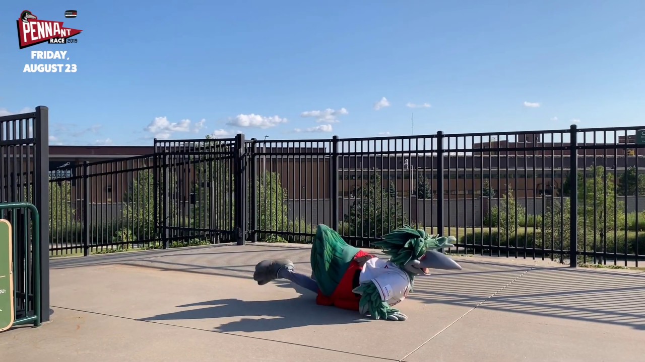 Lou E. Loon knows the way for the Loons Pennant Race 5K! - YouTube