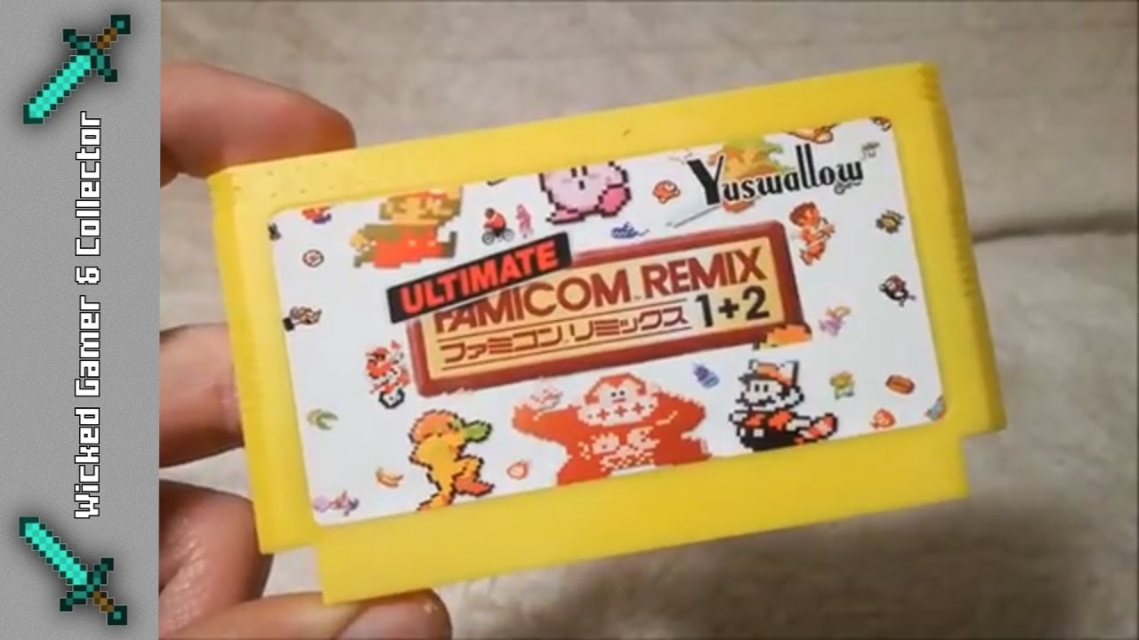 Famicom / Nintendo NES: Ultimate Remix 1+2 Multi Game Card / Cart ...