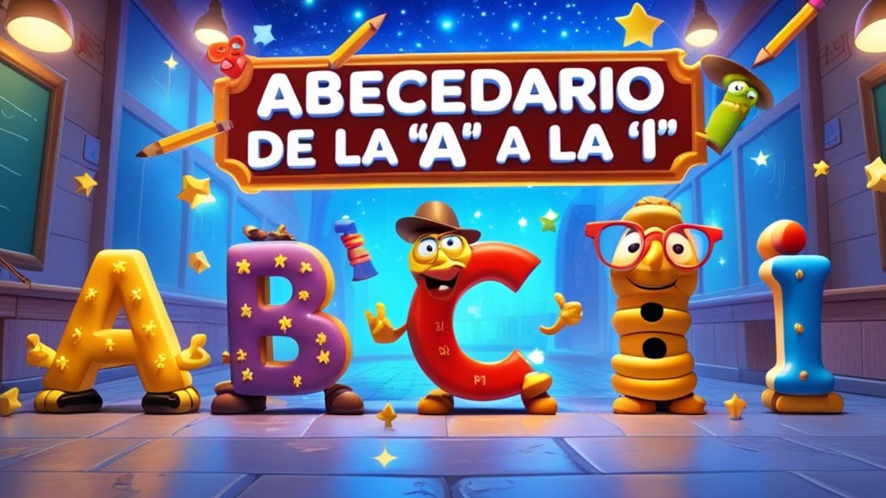 Canción del Abecedario 🎶 De la A a la I | Aprende las Letras Jugando ...