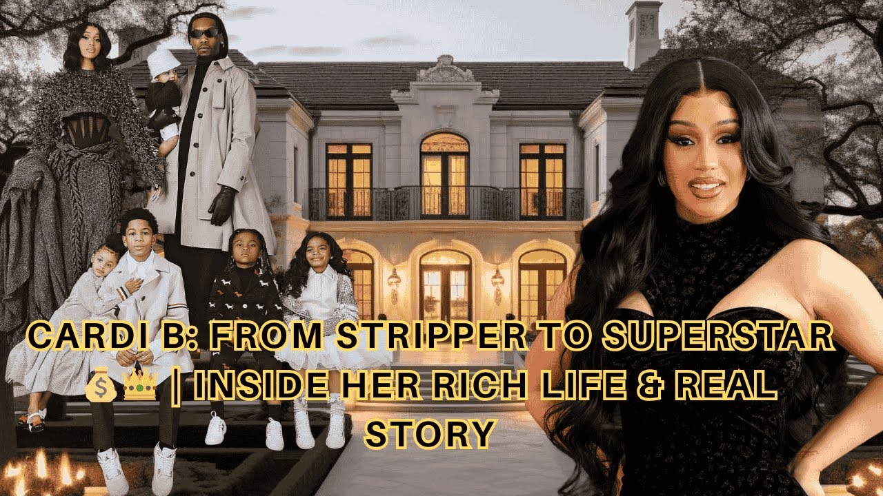 Cardi B: From Stripper to Superstar 💰👑 | Inside Her Rich Life & Real ...