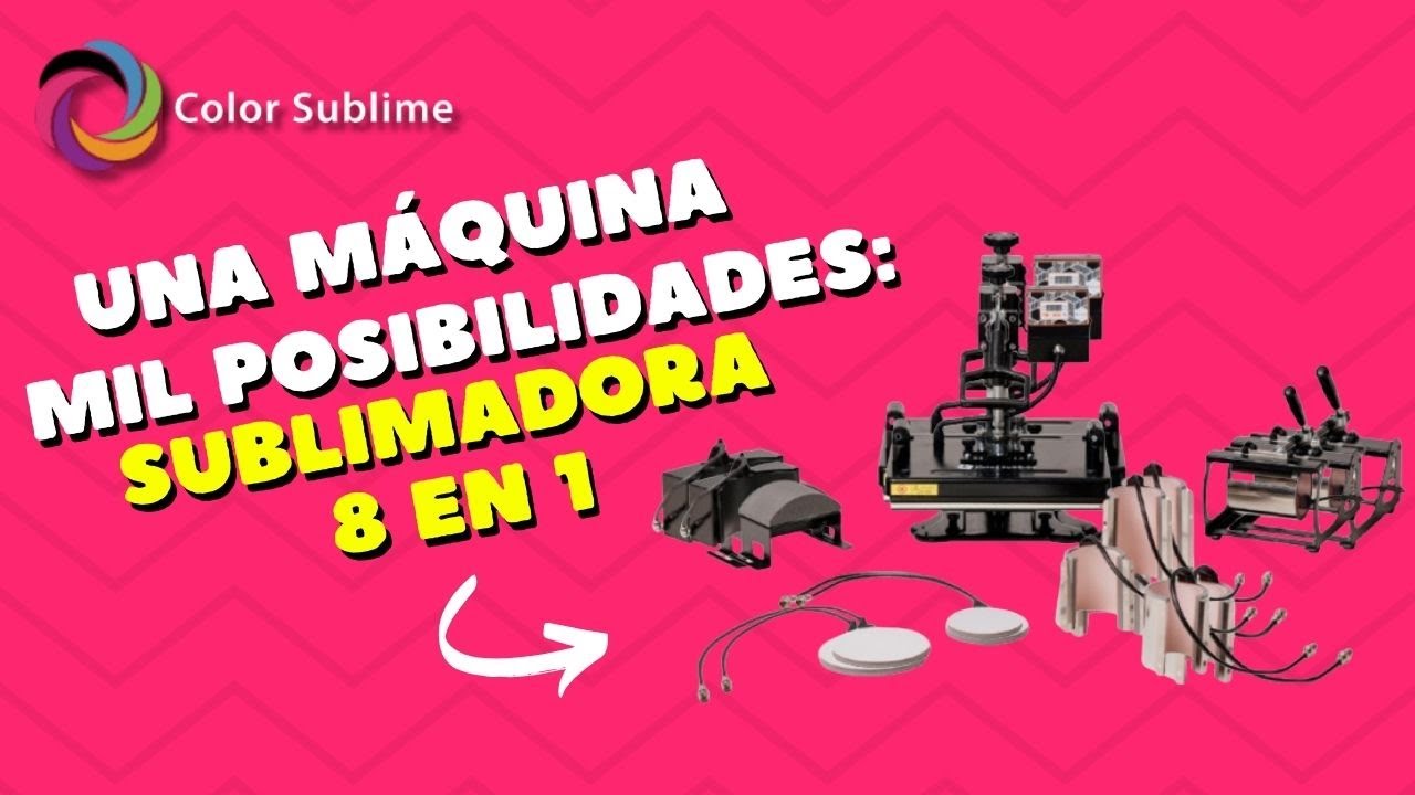Sublimadora 8 en 1: conoce todas las posibilidades para tu negocio ...