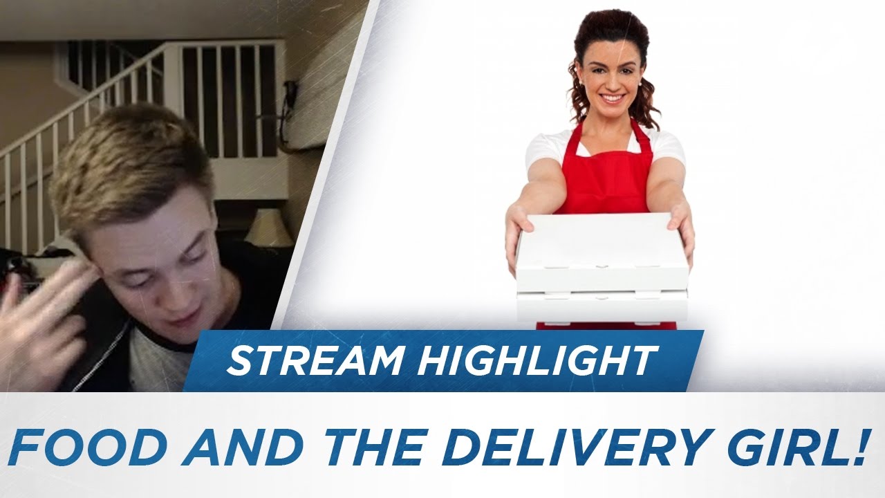 FOOD AND THE DELIVERY GIRL! - YouTube