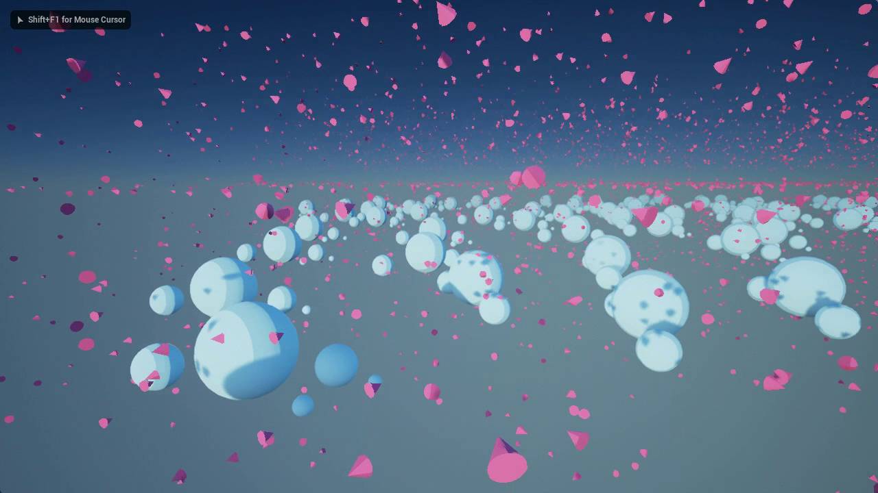 10000 Flying Cones in Unreal Engine - YouTube