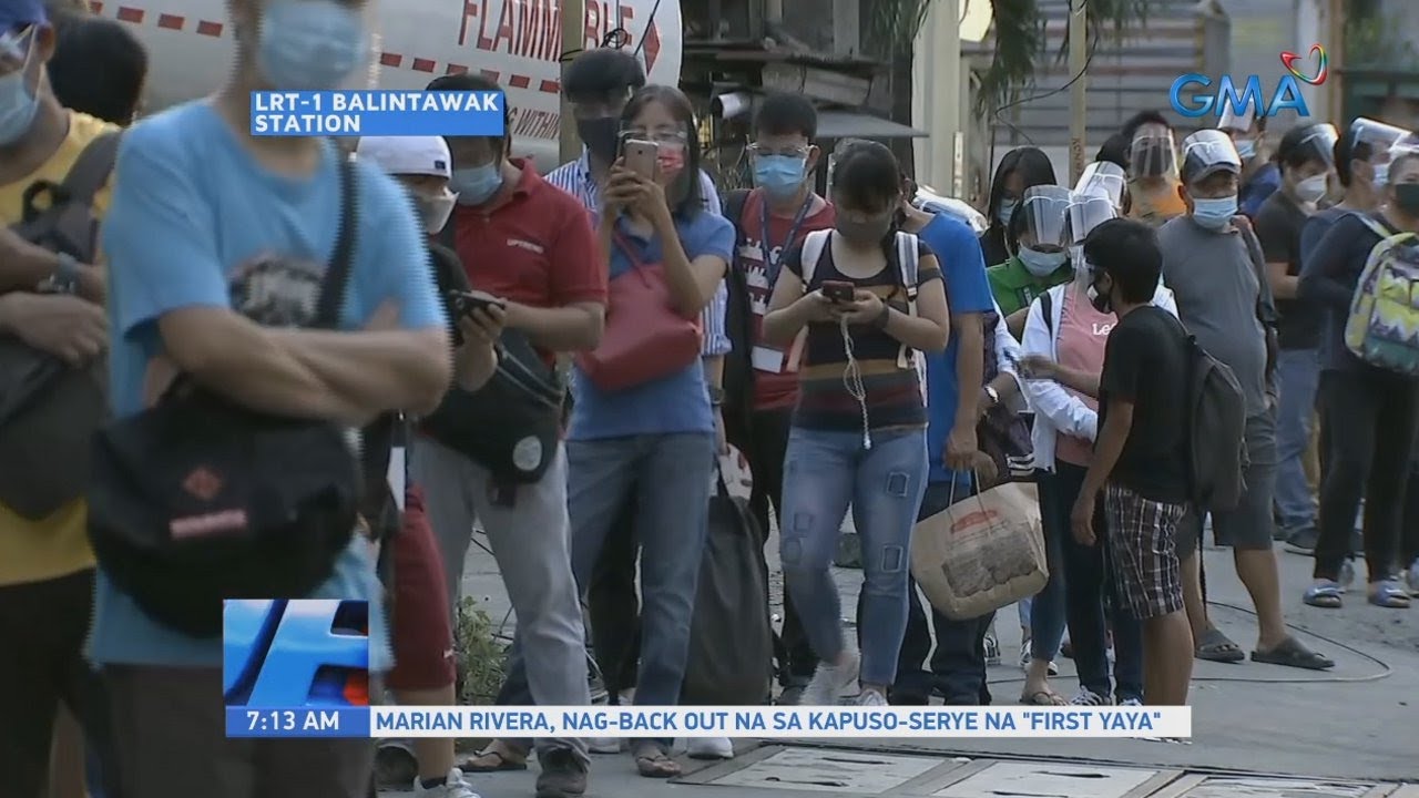 UB: Pila ng mga pasahero sa LRT-1, mahaba na - YouTube