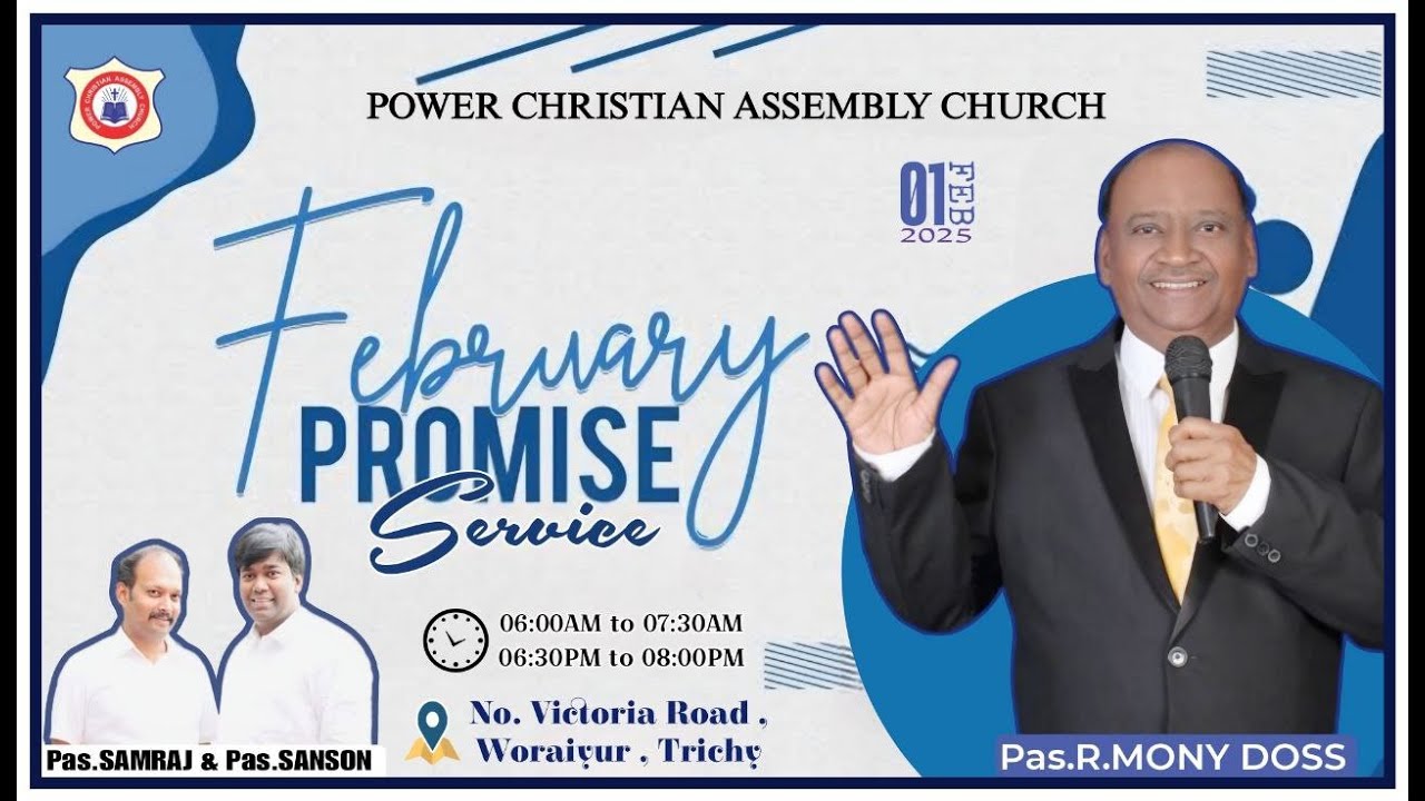 FEBRUARY MONTH PROMISE EVENING SERVICE | PCA CHURCH | 01/02/2025 ...