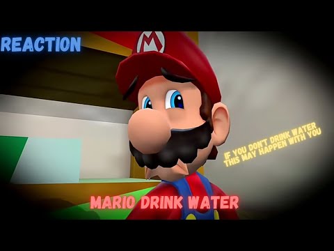 Reaction To | Mario Drink Water | (Return Of SMG4) - YouTube