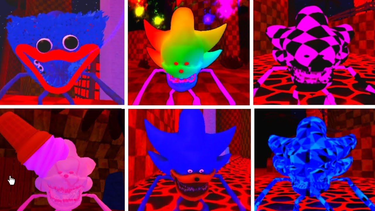 Sonic tapes morphs all monster jumpscare #roblox - YouTube