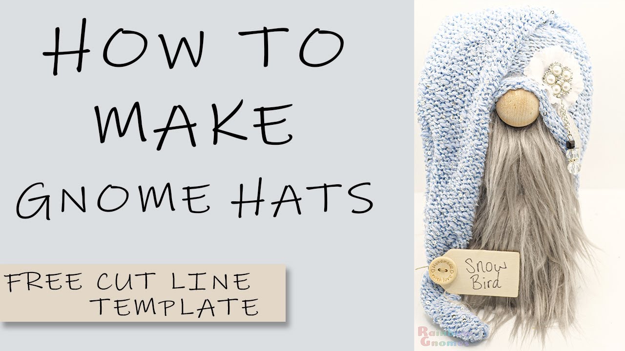 How To Make PERFECT Droopy Gnome Hats - YouTube