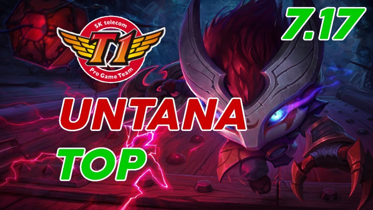 SKT T1 untara Kennen Top Patch 7.17 Pro Replay - YouTube