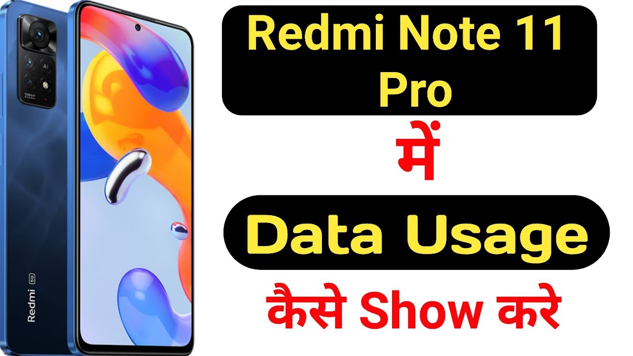 How to show data usage in Redmi Note 11 Pro || Redmi Note 11 Pro me ...