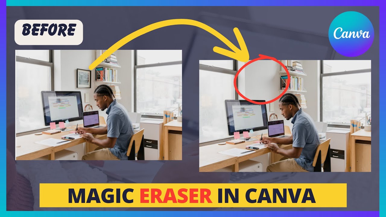 How To Use Magic Eraser in Canva (Quick & EASY!) | Canva Magic Eraser ...