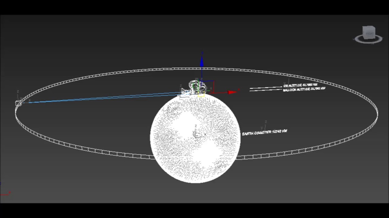 Flat Earth 3D Model Horizon Test - YouTube