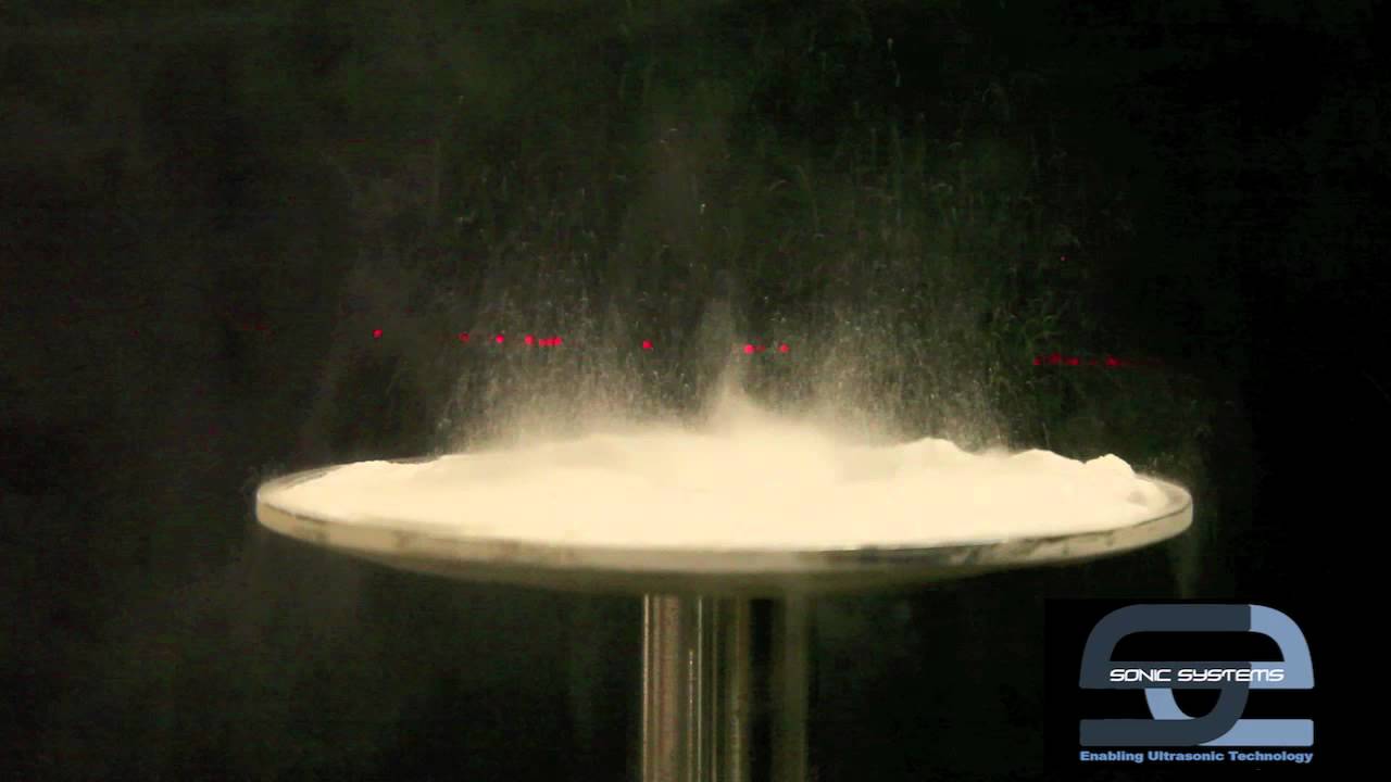 Ultrasonic Powder Dispersion - YouTube