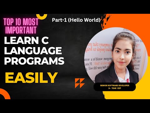 First Program in C Language | Top 10 program in C Language | part-1 - YouTube
