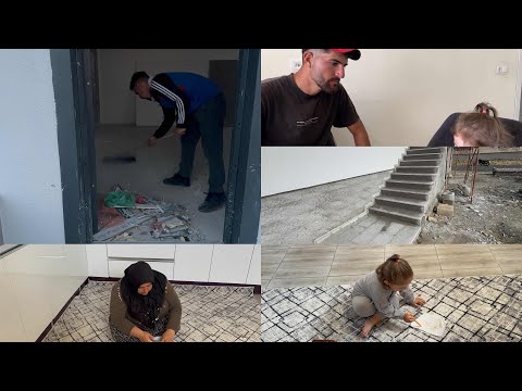 ⁉️ İNŞAATIMIZI TEMİZLEDİK ✅ YUSUFA ÖĞLE YEMEGI HAZIRLADIM 🥰 ANNEMİN GÜZEL MİSAFİRLERİNE HAZIRLIK