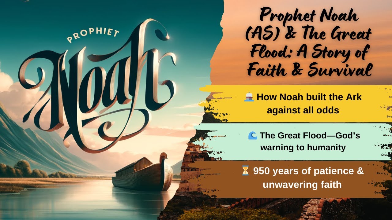 Prophet Noah (AS) & The Great Flood: A Story of Faith and Survival ...