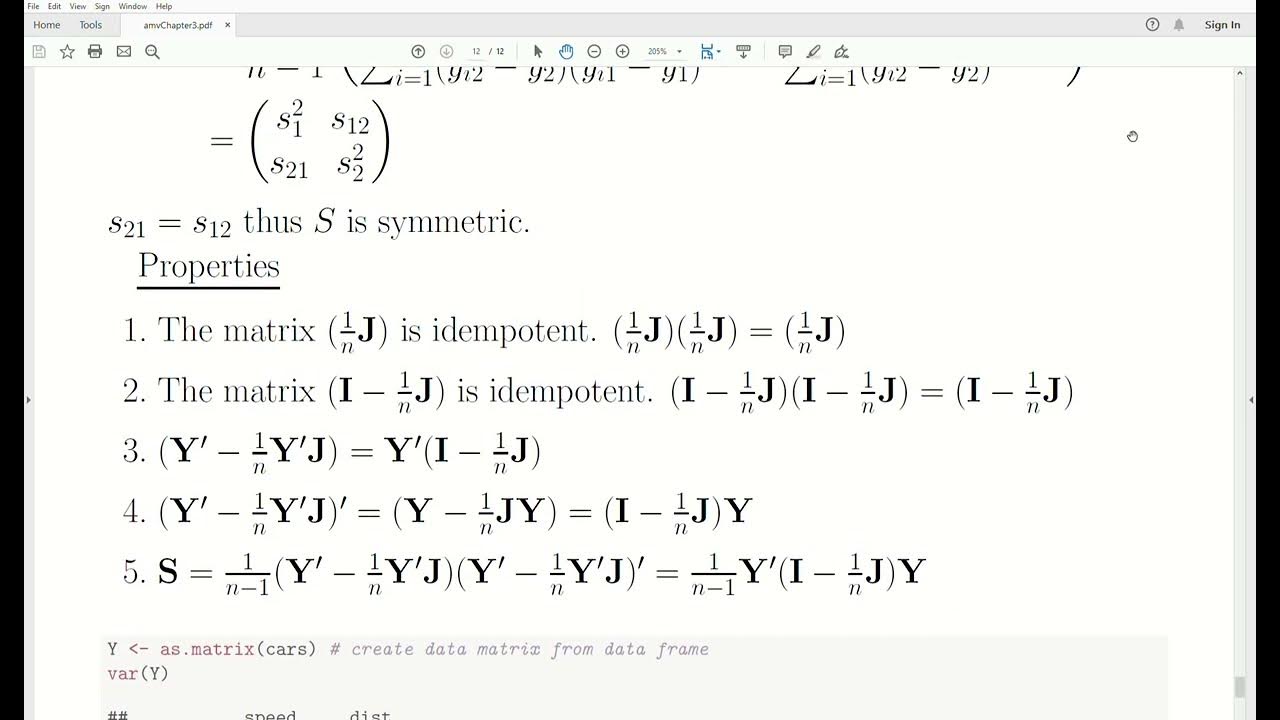 amv15 - Bivariate Covariance Matrix - YouTube