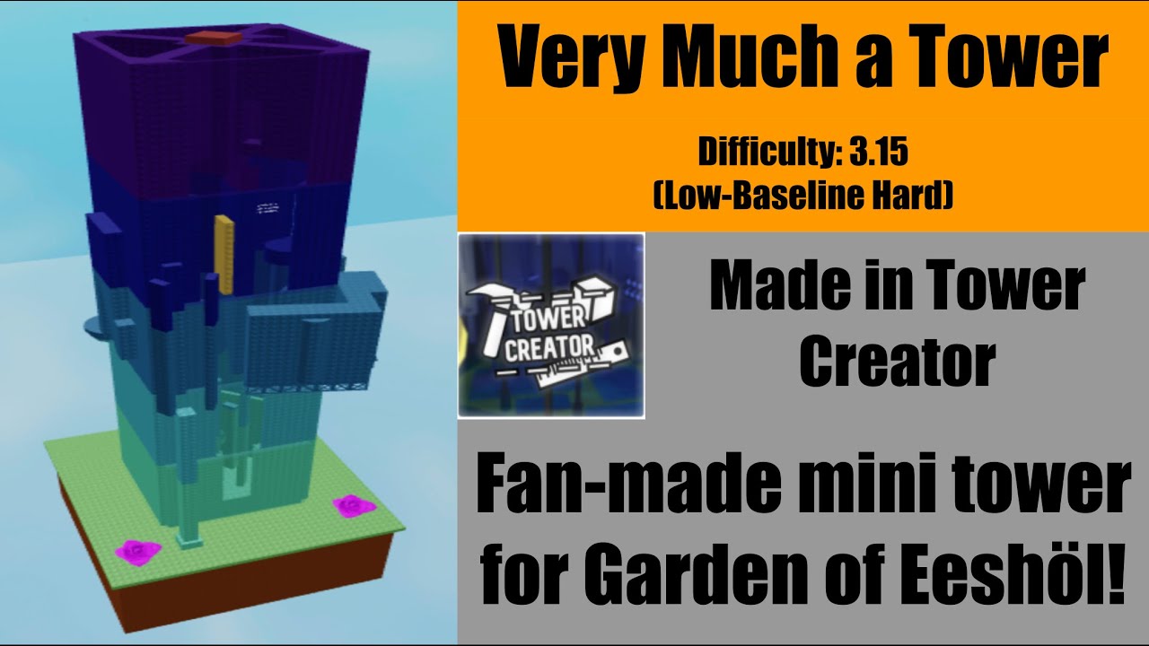 Very Much a Tower - Yet another cool mini tower I made | Roblox Tower ...