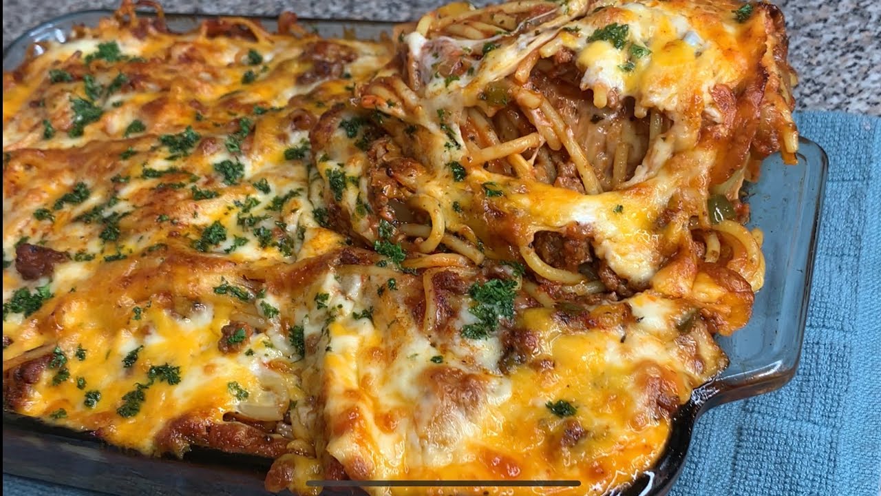 EASY SOUTHERN BAKED SPAGHETTI |DELICIOUS BUT COST EFFECTIVE - YouTube