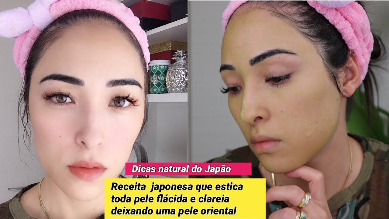 RECEITA JAPONESA QUE ESTICA TODA PELE FLACIDA E CLAREIA DEIXANDO UMA ...