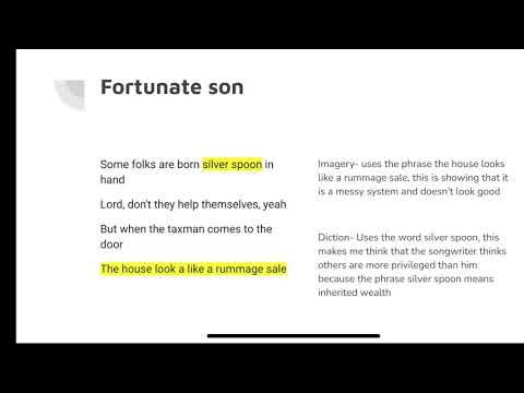 Fortunate son song analysis - YouTube
