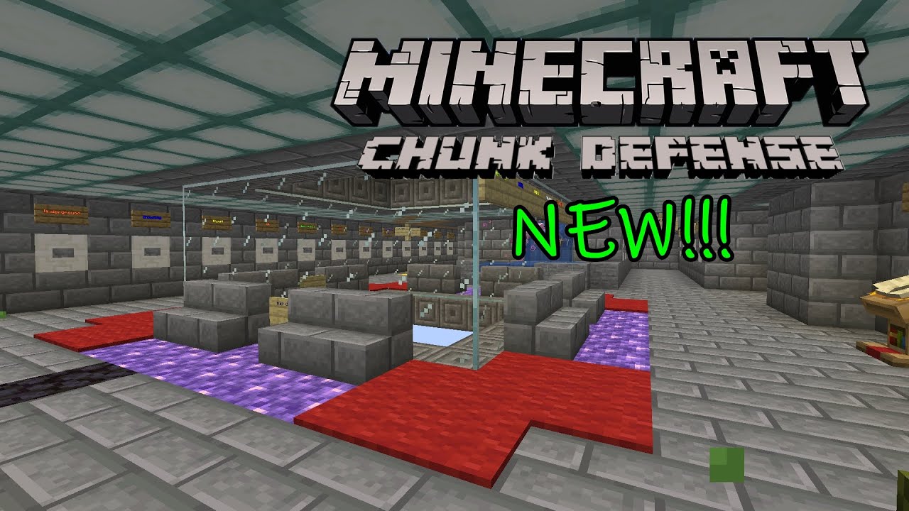 A New Chunk Defense | Minecraft Chunk Defense - YouTube