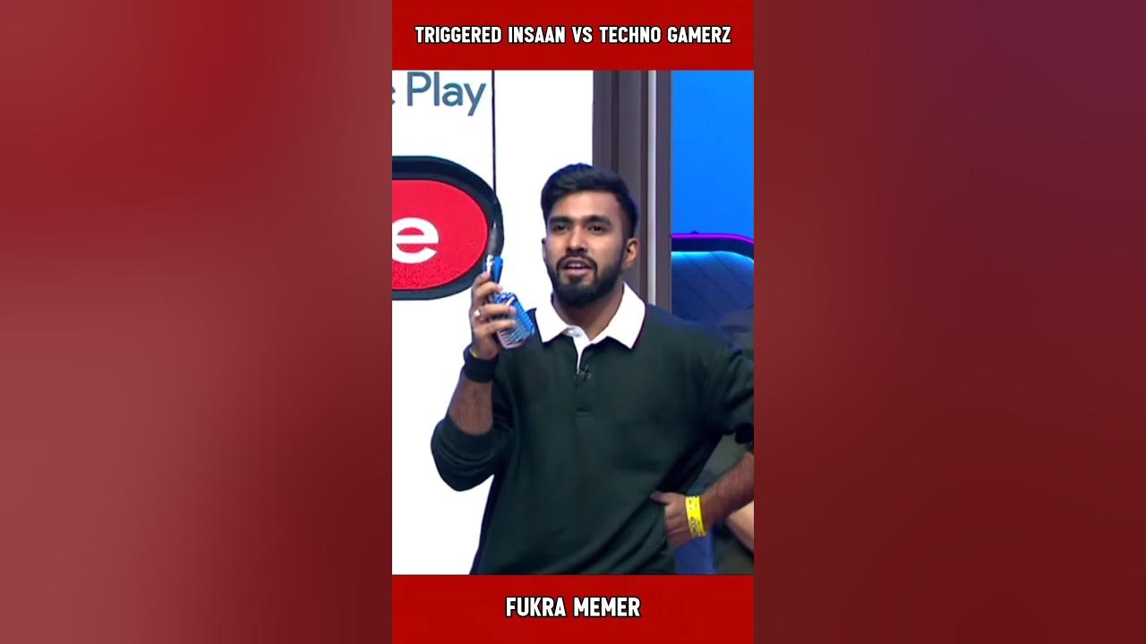 Triggered Insaan Roast Techno Gamerz - Triggered Insaan Vs Techno Gamerz #shorts # ...