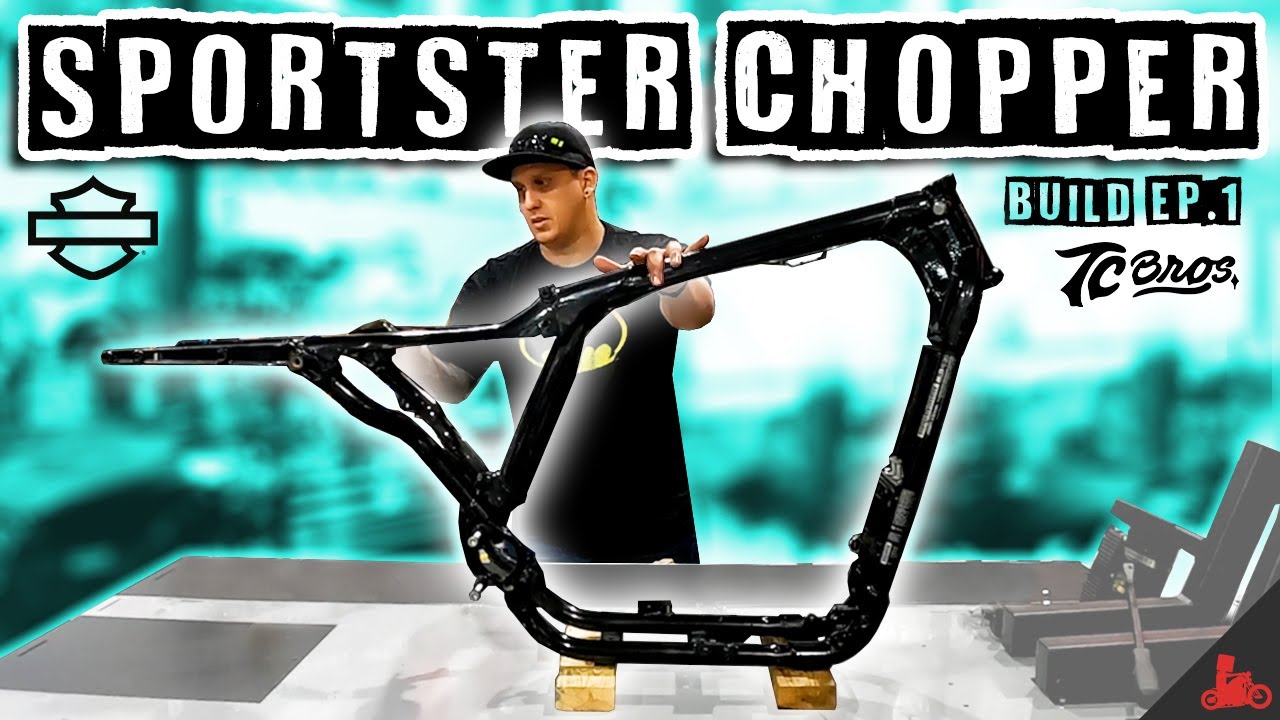 BUILDING A HARLEY-DAVIDSON SPORTSTER CHOPPER | PT 01 - YouTube