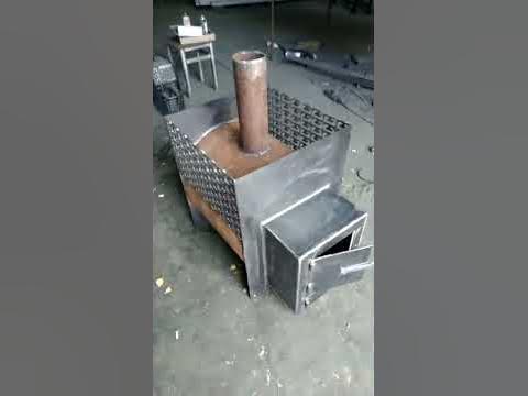 печка в баню - YouTube