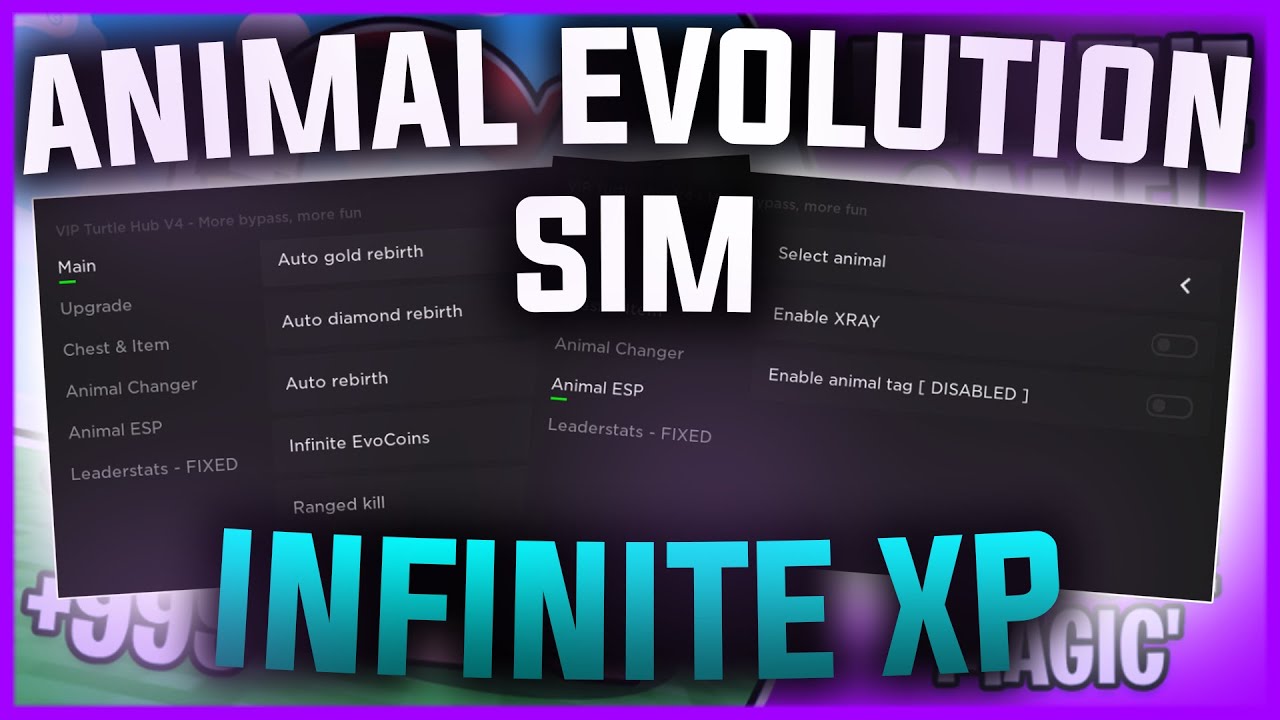 [MOBILE] ANIMAL EVOLUTION SIMULATOR SCRIPT | CHANGE ANIMAL, INF EVOCOIN ...