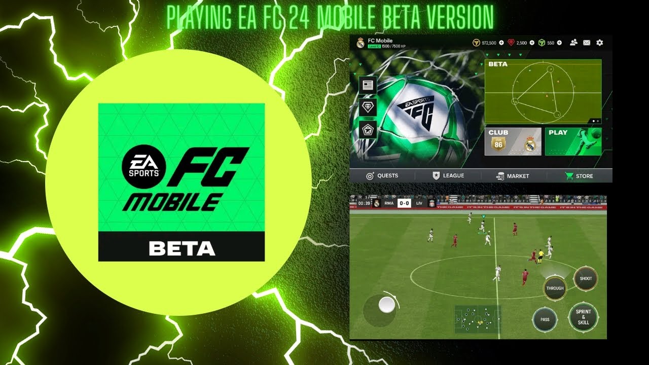 Playing EA FC 24 mobile beta version #fifa #fifamobile - YouTube