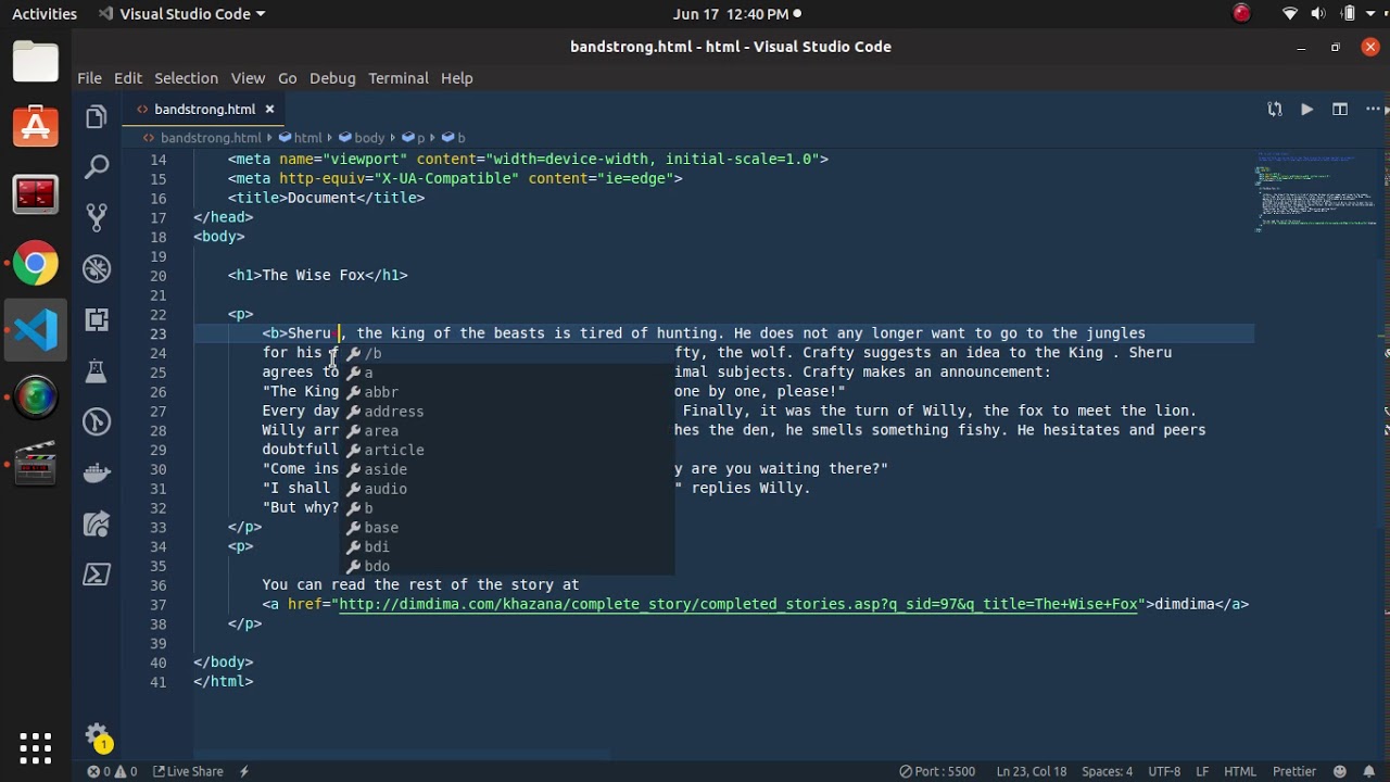 HTML b and strong Elements - YouTube