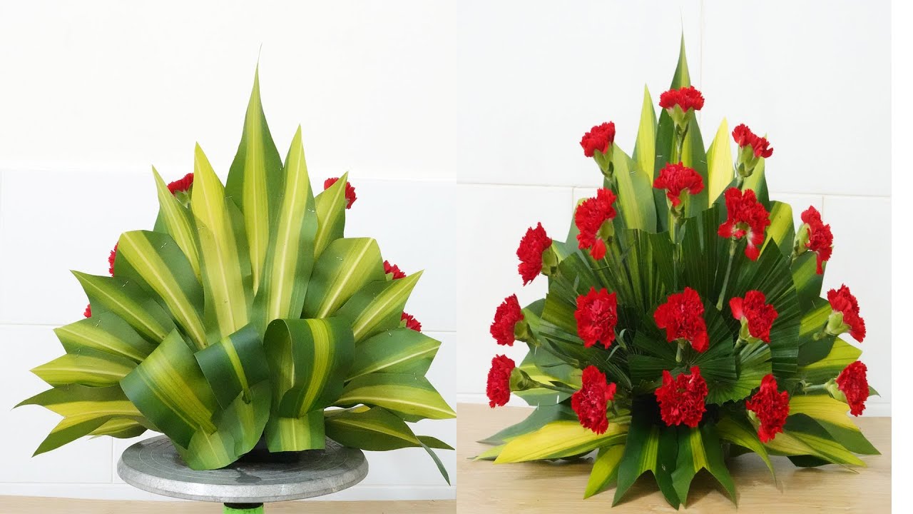 Easy DIY Carnation Flower Arrangement for Your Table - YouTube