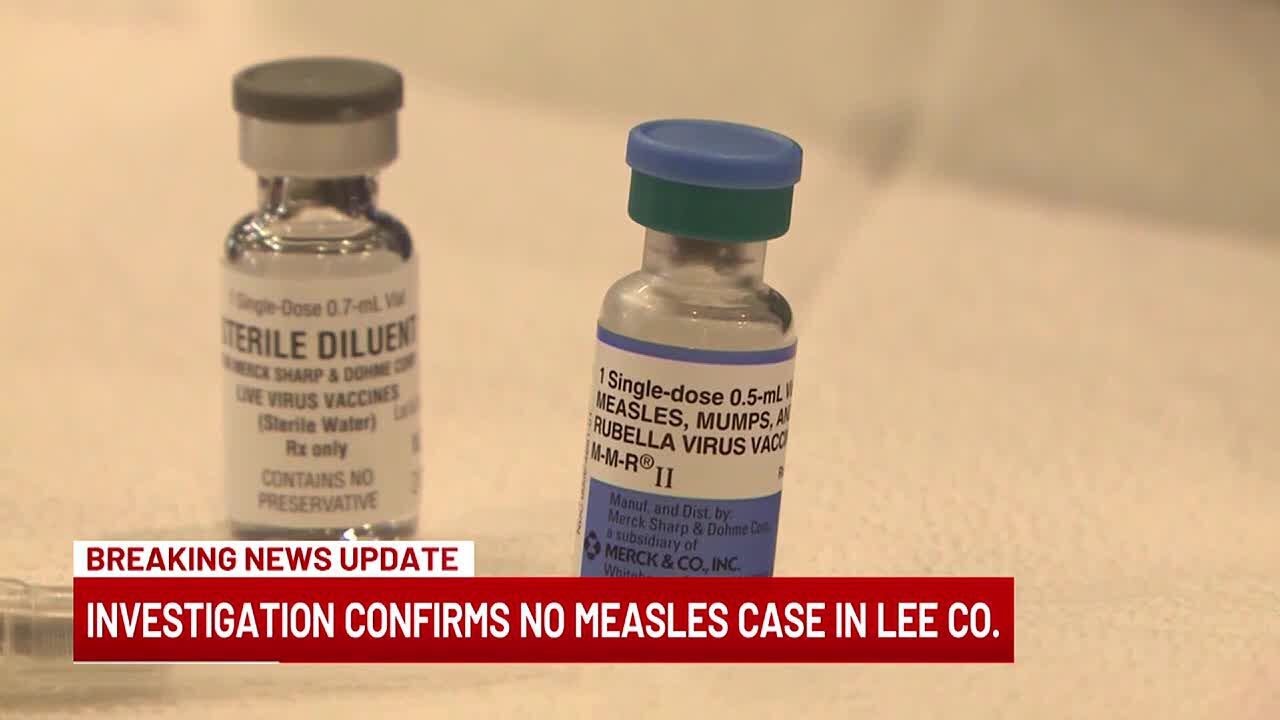 Investigation confirms no measles case in Lee County - YouTube