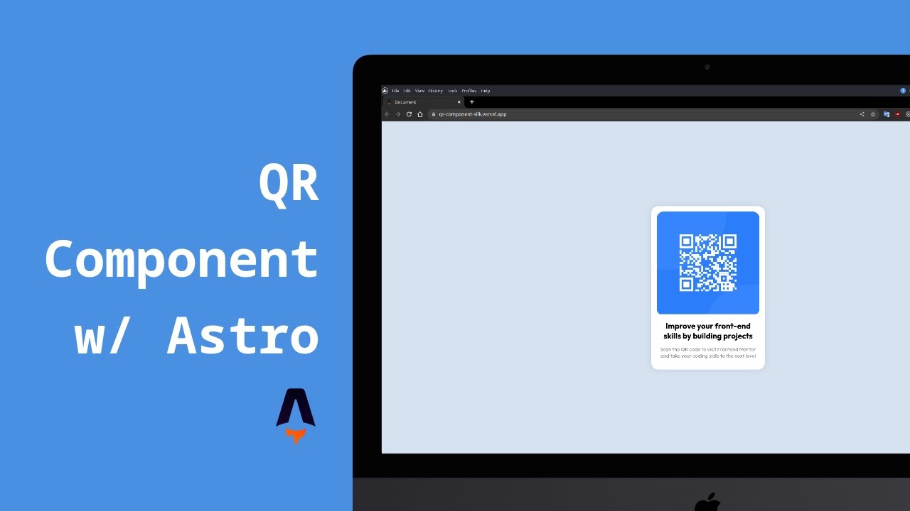 [No commentary] Frontendmentor Challenge #1 - QR Code Component w ...
