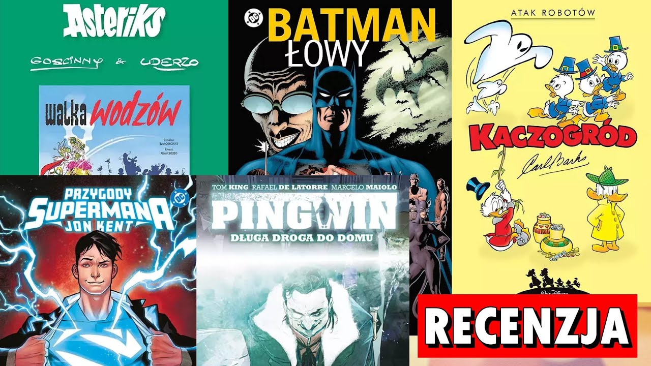 Batman Łowy, Pingwin Długa droga do domu, Przygody Supermana, Kaczogród ...