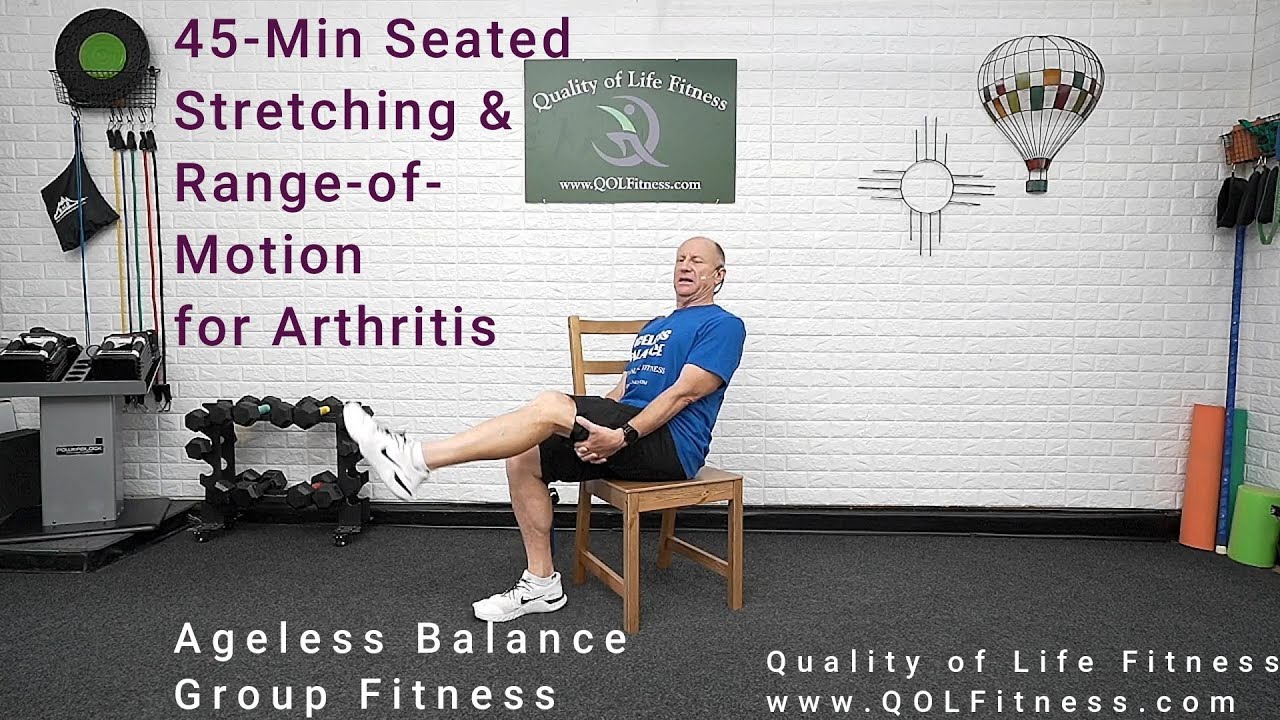 Ageless Balance Senior Fitness: 45-Min Seated Stretching & Range-of ...