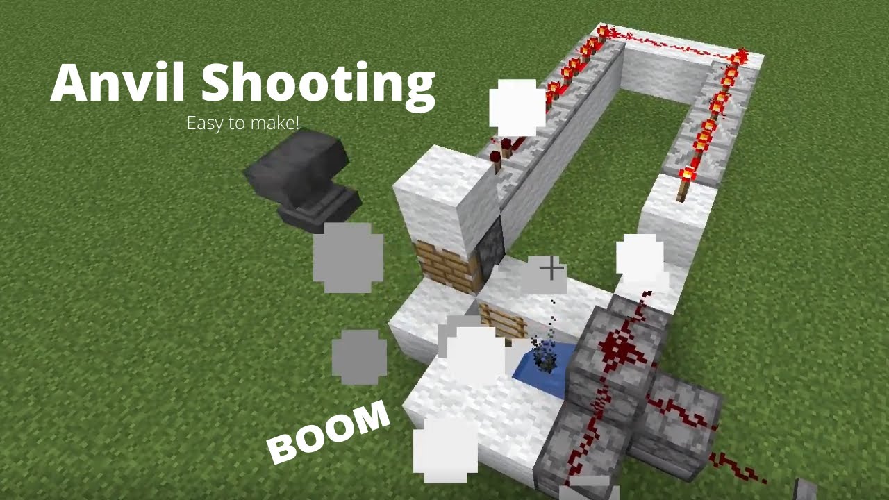 How to shoot Anvils with TNT in Minecraft. - YouTube