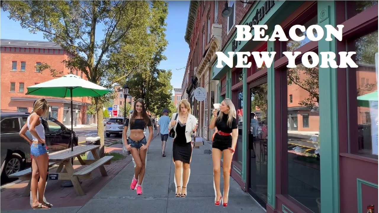 4K⁶⁰ Beacon New York Sights & Sounds Tour - Exploring Beacon New York on Sunday - Aug. '23 ...