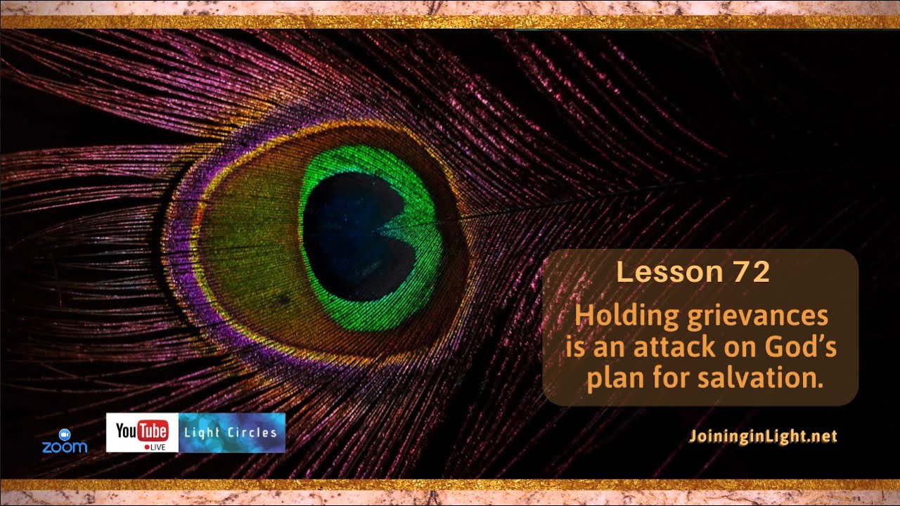ACIM Lesson 72 ACIM, Light Circles, Jesus: A New Covenant - YouTube