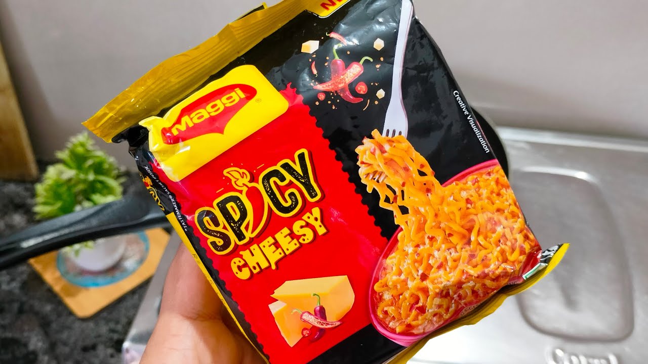 MAGGI NEW FLAVOR | Spicy CHEESY Maggi | Maggi's Newly Launched Cheesy ...