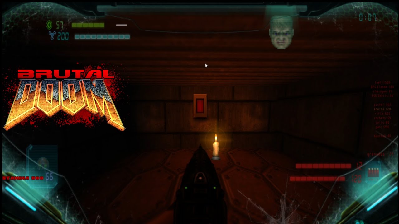 Brutal Doom Black Edition [Visor, Relighting, Parallax] E1M8 1080P/60 ...