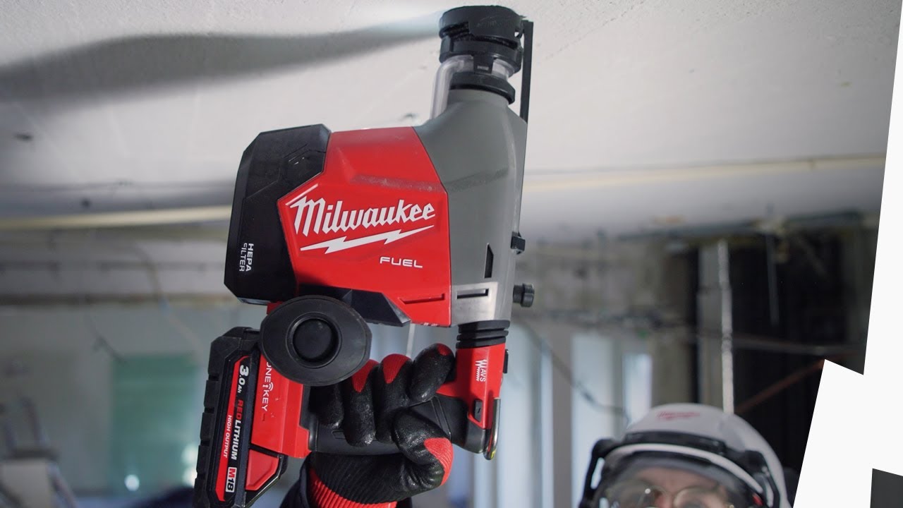 MILWAUKEE® M18 FUEL™ 16 mm SDS-PLUS hammer with integrated dust ...