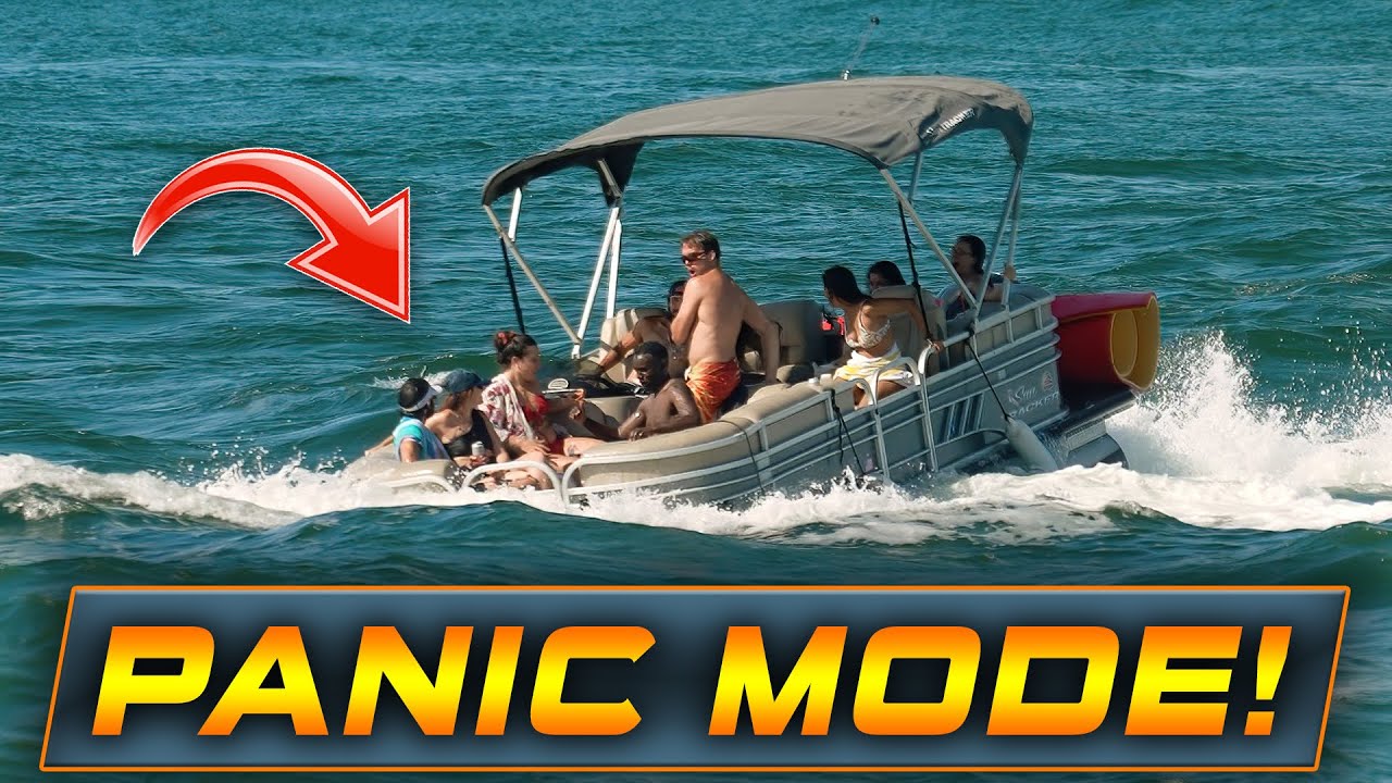 PONTOON STUFFING AT HAULOVER INLET !! | HAULOVER BOATS | WAVY BOATS ...