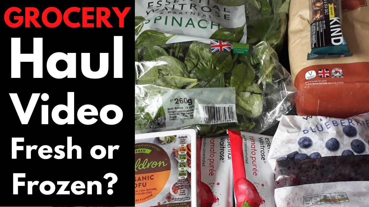 Healthy Grocery Haul On A Budget - Waitrose - Aldi - YouTube