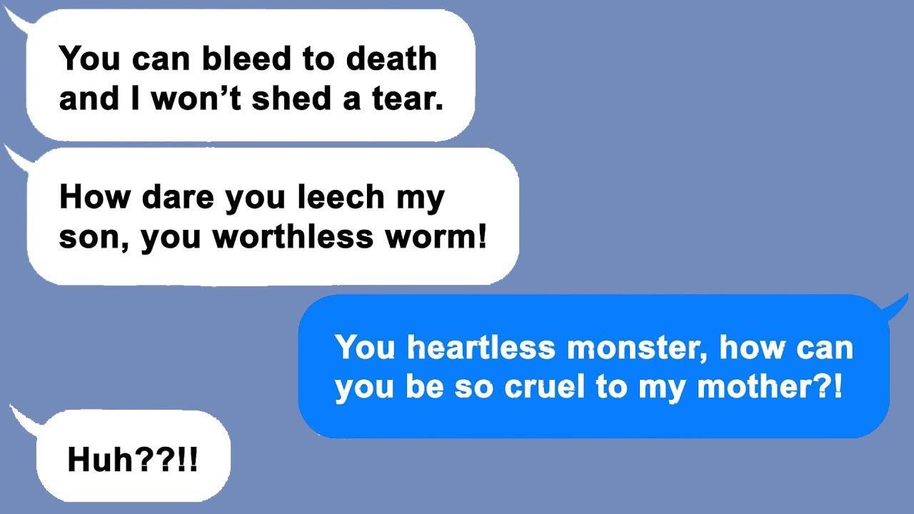 My evil MIL pushed me into a cabinet and almost killed me by turning ...