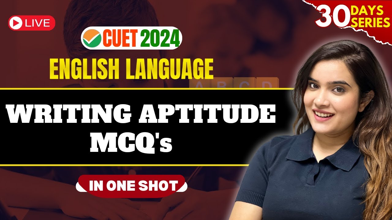 CUET English Preparation 2024 | English Writing Section One Shot ...