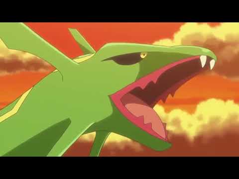 Pokemon:Iris Meets  The Dragon Legendary Pokemon Rayquaza!