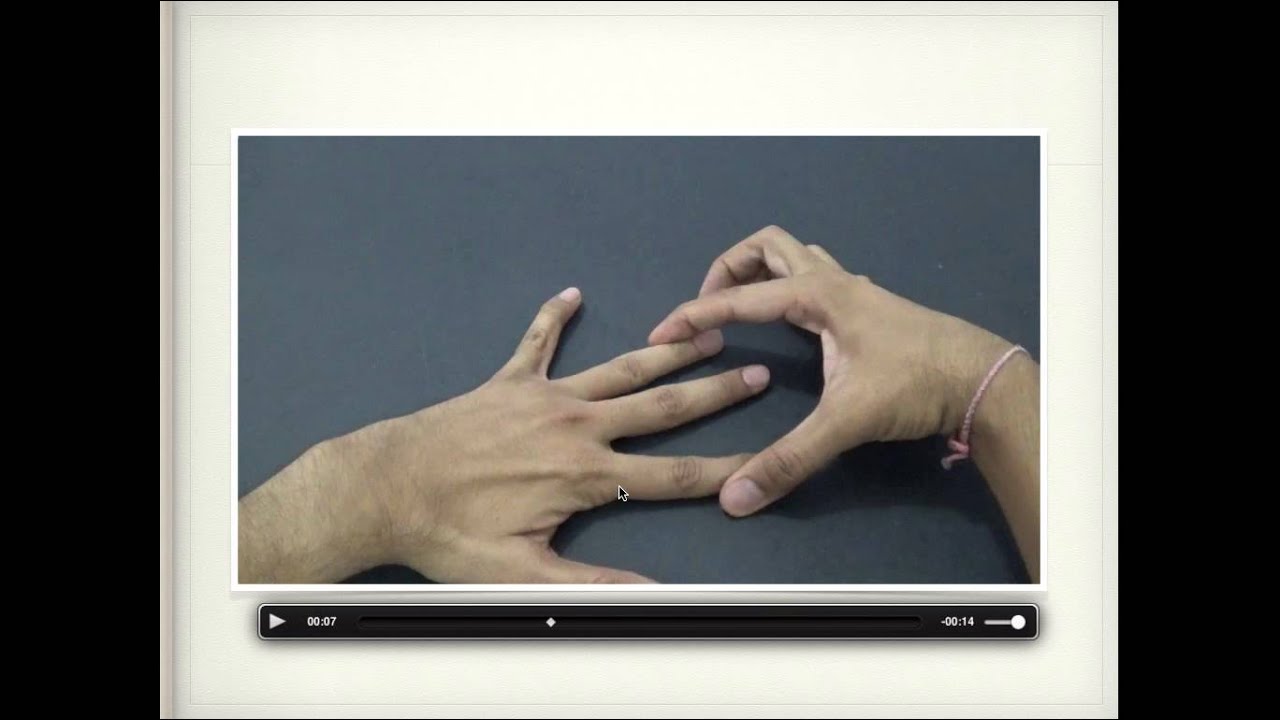How to check power of Dorsal Interossei - YouTube